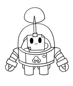 Coloriage Wally Brawl Stars. Imprimer exclusives images