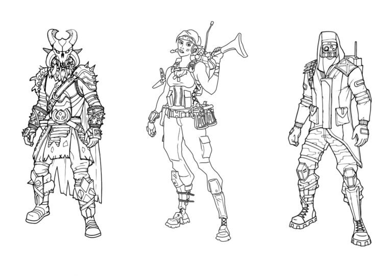 Fortnite Coloring Pages. 200 New images Print for free