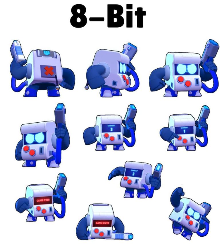 Immagini 8 Bit e Virus 8 Bit Brawl Stars. Grande collezione