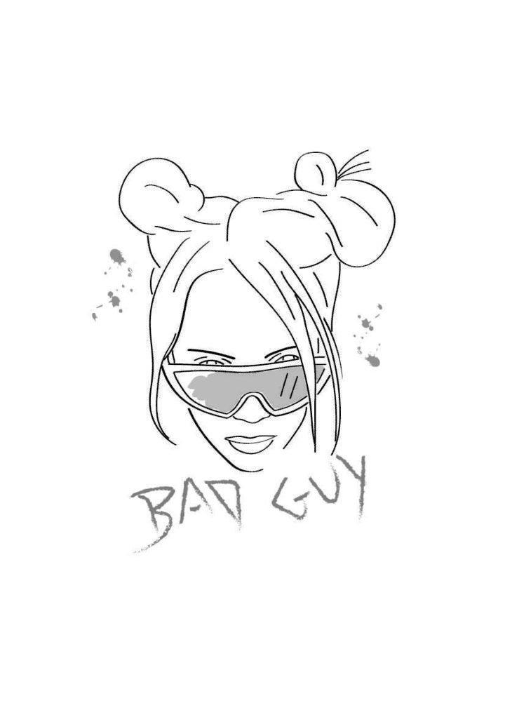 Disegni Da Colorare Billie Eilish Scarica O Stampa Gratuitamente