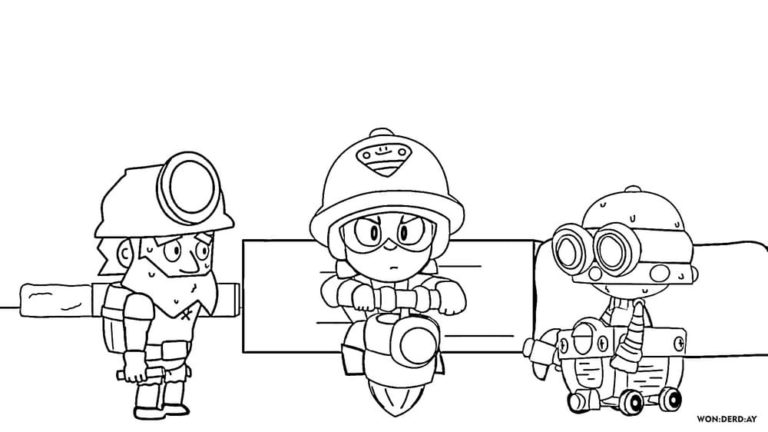 Brawl Stars Coloring Pages. Print 350 New Images