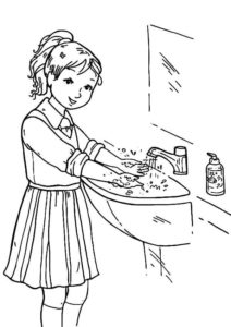 Coloring Pages Coronavirus for Kids. Free Print in A4 format