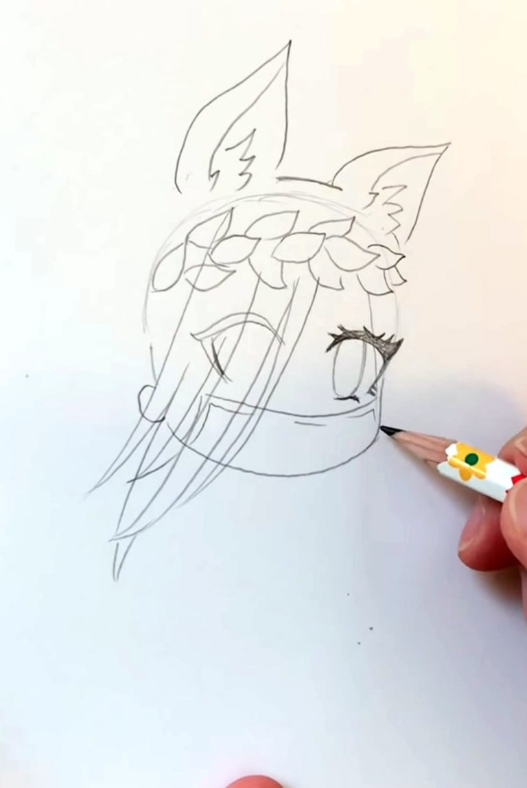 How to draw Gacha Life. Pencil Drawing, 20 lessons