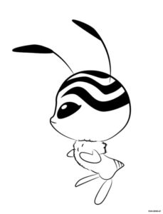 Coloring Pages Kwami. Miraculous Ladybug and Cat Noir. Print Free