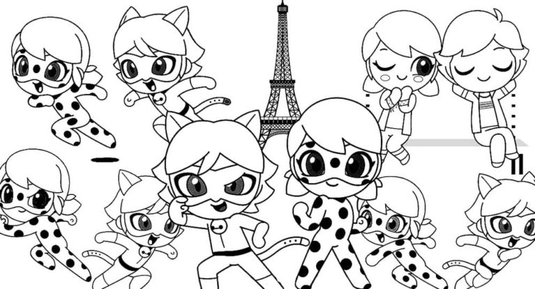 Disegni da colorare Ladybug. 120 Disegni da colorare gratis