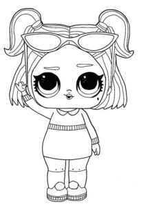 LOL Surprise Dolls Coloring Pages | WONDER DAY