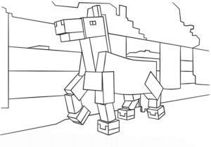 100 Minecraft Coloring Pages. Print or download | WONDER DAY — Coloring ...