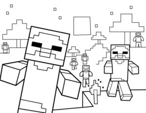 among us free printable pictures - 100 Minecraft Coloring Pages. Print ...
