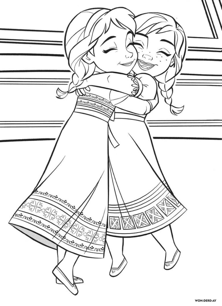 100 Best Frozen 2 Coloring Pages. Print for free | WONDER DAY ...