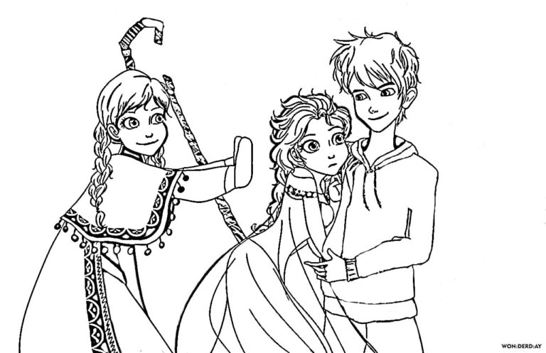 100 Best Frozen 2 Coloring Pages. Print for free | WONDER DAY ...