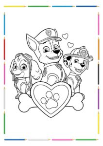 PAW Patrol Ausmalbilder. 100 Malvorlagen Zum Ausdrucken