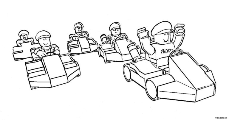 Coloring Pages Roblox. Print for free
