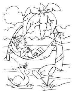Coloring Pages Summer. 110 Images for Kids | WONDER DAY — Coloring ...
