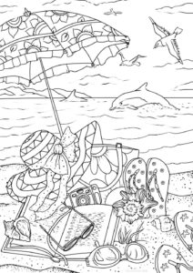 Coloring Pages Summer. 110 Images for Kids | WONDER DAY — Coloring ...