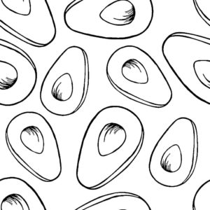 Coloriage Avocat. Imprimer gratuitement | WONDER DAY — Coloriages pour ...
