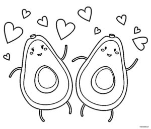 Coloriage Avocat. Imprimer gratuitement | WONDER DAY — Coloriages pour ...