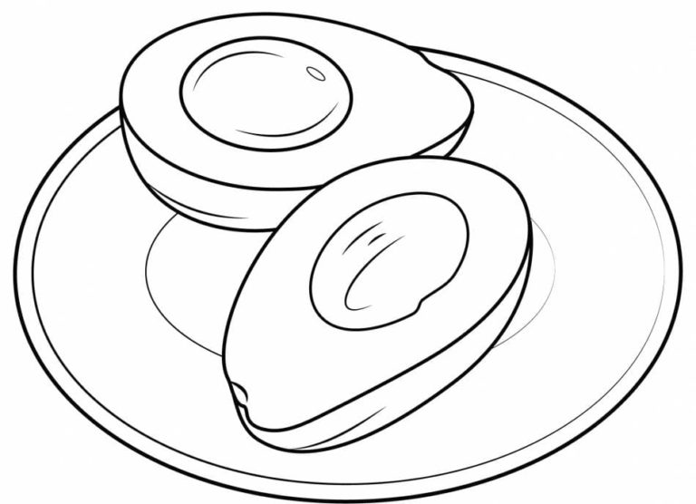 Coloriage Avocat. Imprimer gratuitement | WONDER DAY — Coloriages pour ...