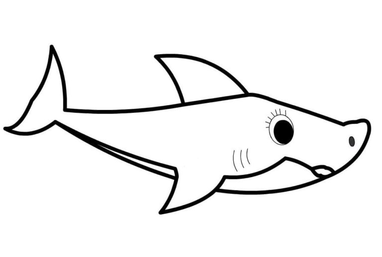 Baby Shark Coloring Pages - 50 Printable coloring pages