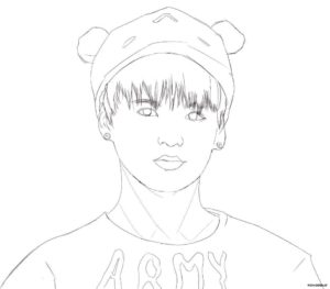 BTS Coloring Pages. Print for free 120 Unique Images