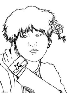 BTS Coloring Pages. Print for free 120 Unique Images