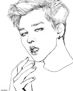 BTS Coloring Pages. Print for free 120 Unique Images