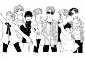 BTS Coloring Pages. Print for free 120 Unique Images