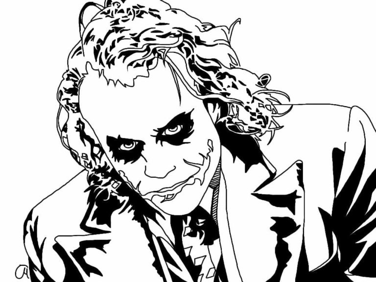 Disegni da Joker colorare. Stampa gratis DC Comics