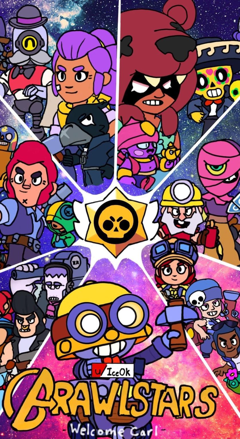 Brawl Stars Phone Wallpapers. 100 Images for Android, iPhone