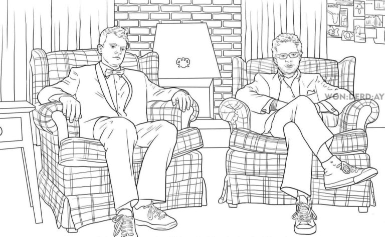 Coloring Pages Supernatural. Best collection, Print A4