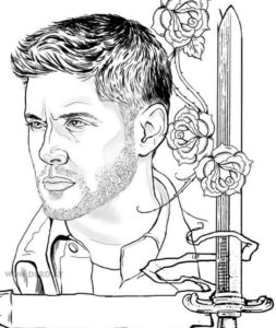 Coloring Pages Supernatural. Best collection, Print A4