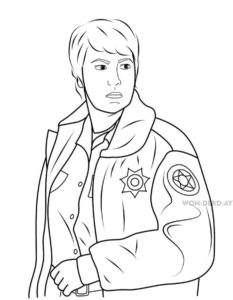 Coloring Pages Supernatural. Best collection, Print A4