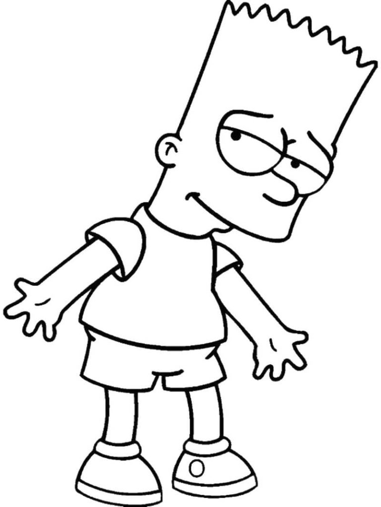 The Simpsons Coloring Pages. 100 Free Images for Printing