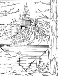 Coloring pages Harry Potter (150 pieces). Print A4 | WONDER DAY