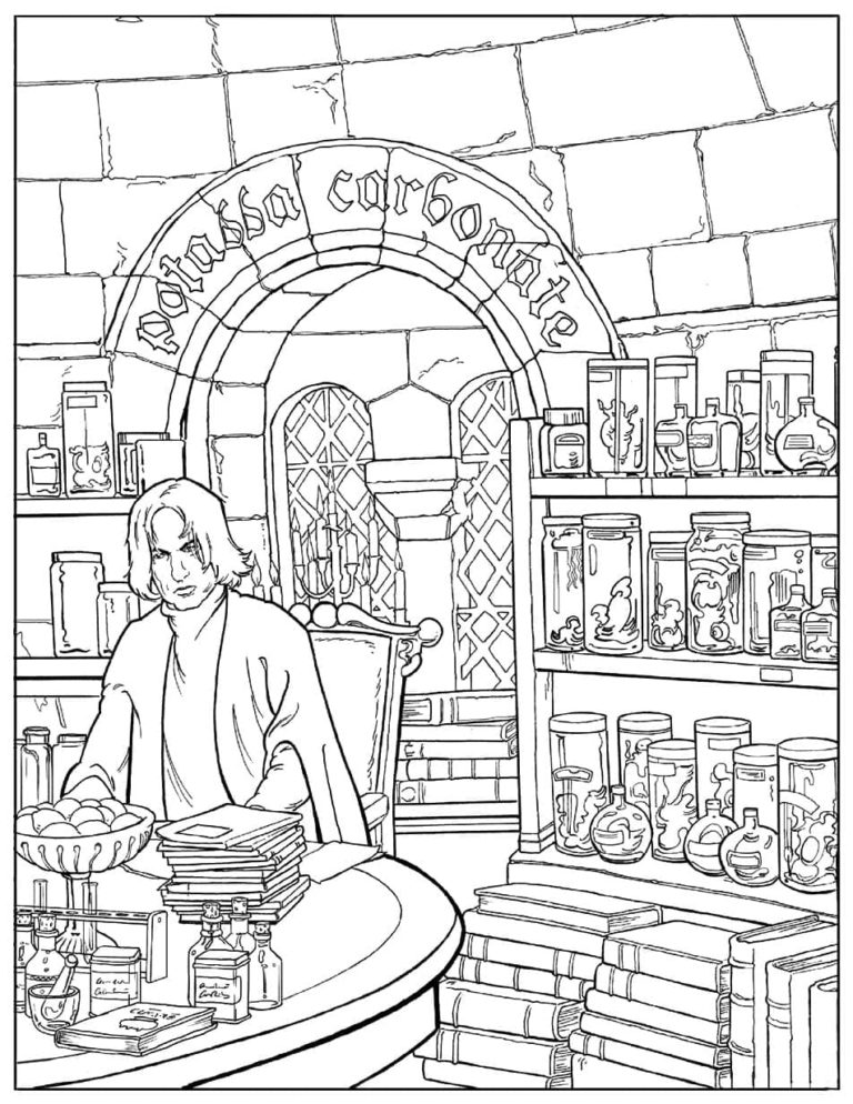 Coloriage Harry Potter (150 pièces). Imprimer A4 | WONDER DAY ...
