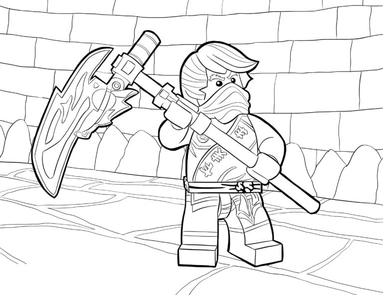 Disegni di Lego Ninjago da colorare (100 Pezzi). Stampa gratis A4