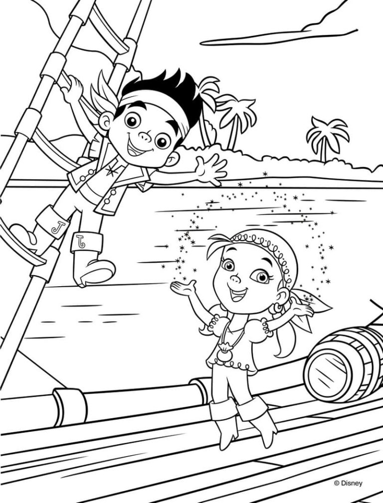 Coloring Pages Pirates (100 Pieces). Print for free | WONDER DAY ...