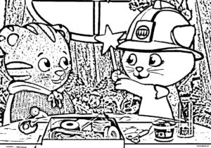 Desenhos de Daniel Tigre para Colorir. Imprimir A4