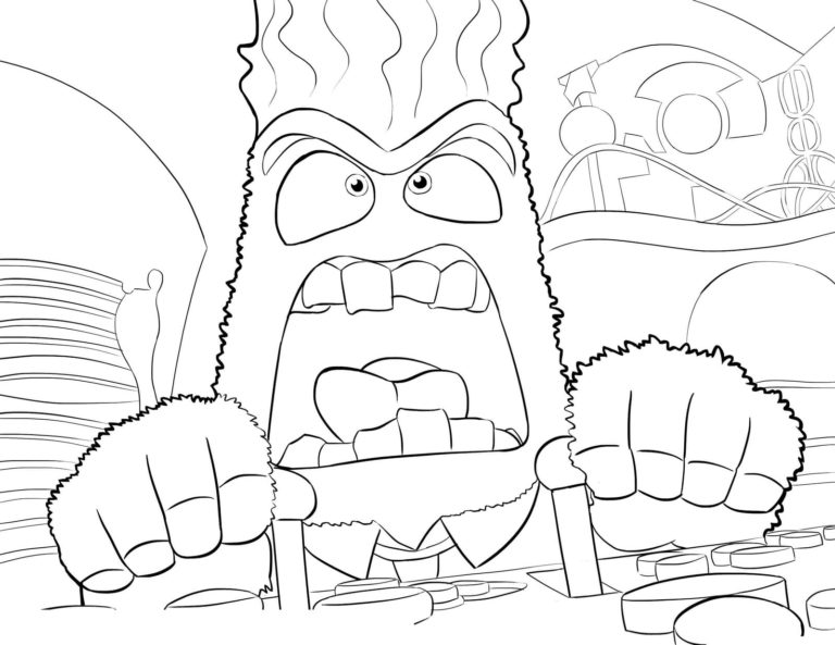 Coloring Pages Inside Out. Print for Kids in format A4