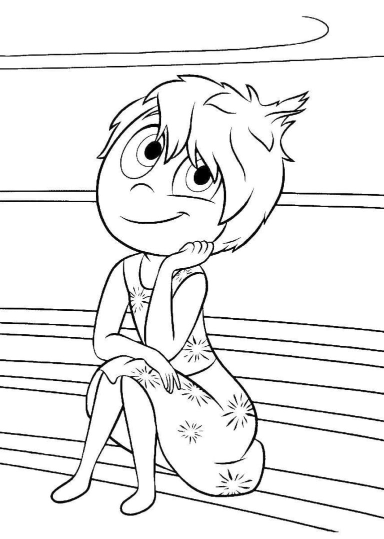 Disegni di Inside Out da colorare. Stampa A4 e Color