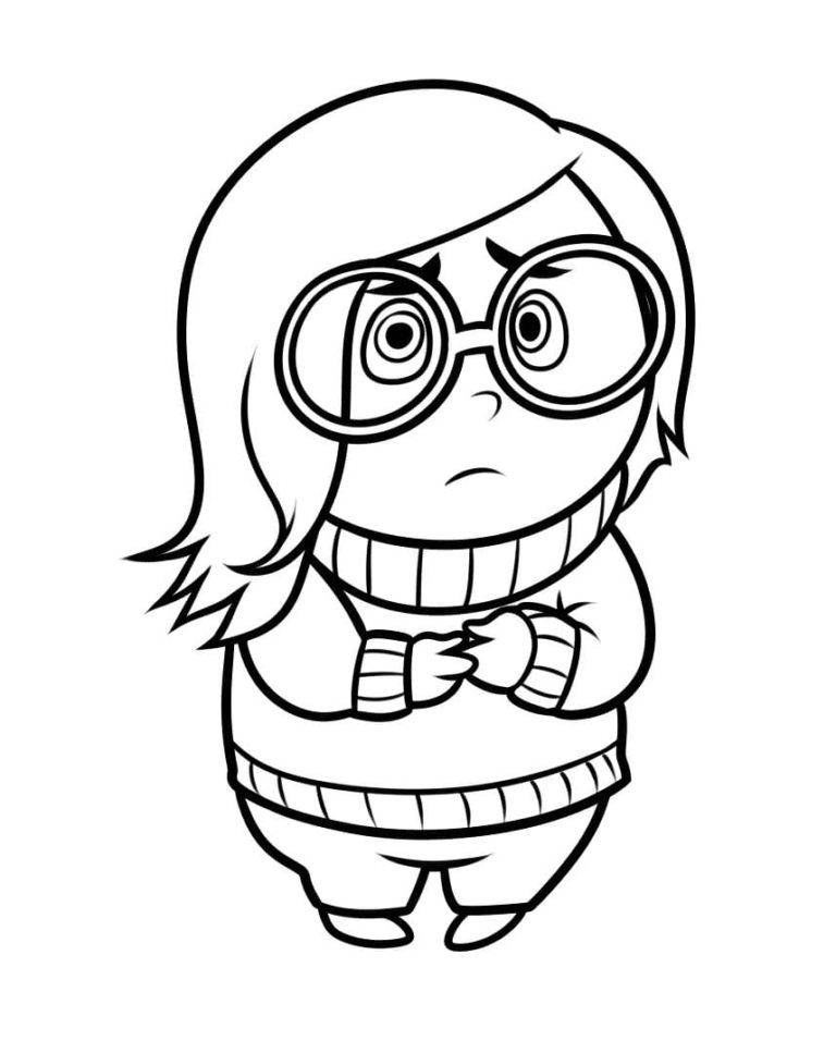 Imprimir Dibujos para Colorear Del Revés (Inside out)