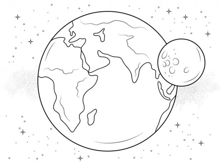 Planets Coloring Pages (100 Pieces). Print free for Kids