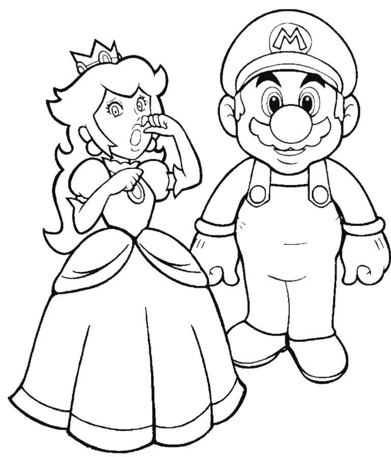 100 Coloring Pages Mario | Free Printable Coloring Pages