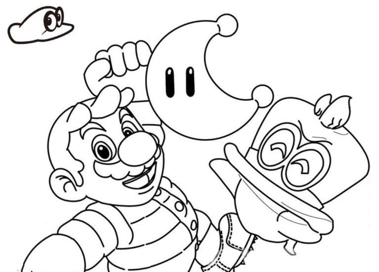 100 Coloring Pages Mario for Free Print | Mario and Luigi Coloring Pages