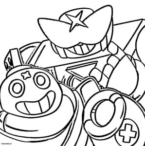 Coloring Pages Surge Brawl Stars. Download and Print for Free