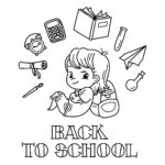 Back to School Coloring Pages. Free 65 Printable Images