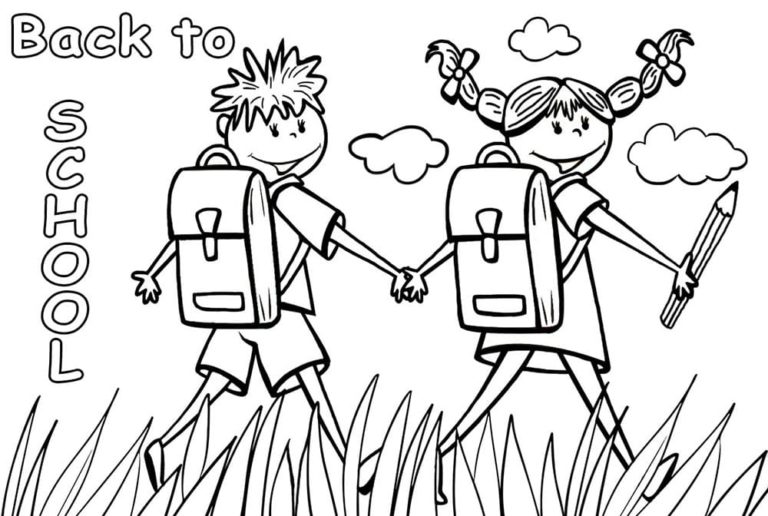 Back to School Coloring Pages. Free 65 Printable Images