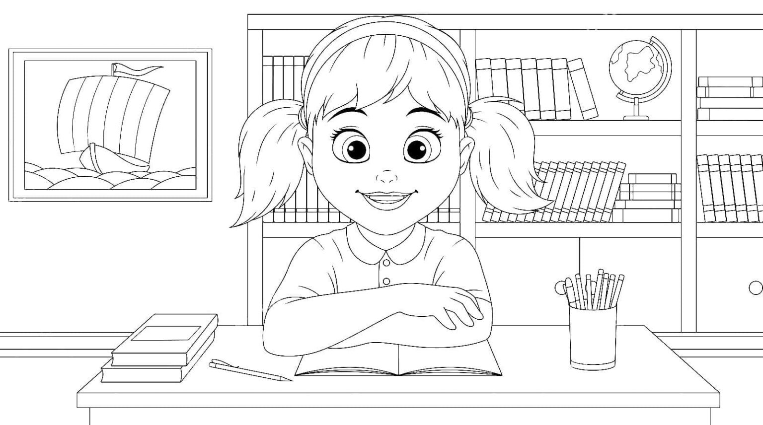 Back to School Coloring Pages. Free 65 Printable Images