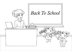 Back to School Coloring Pages. Free 65 Printable Images
