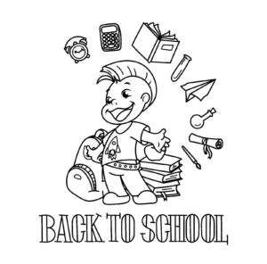 Back to School Coloring Pages. Free 65 Printable Images