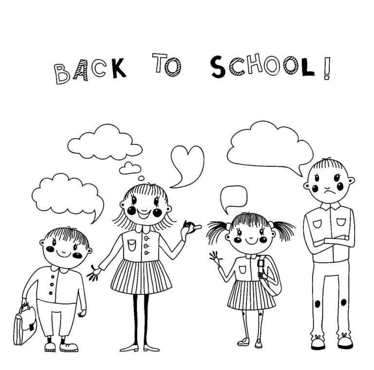 Back to School Coloring Pages. Free 65 Printable Images